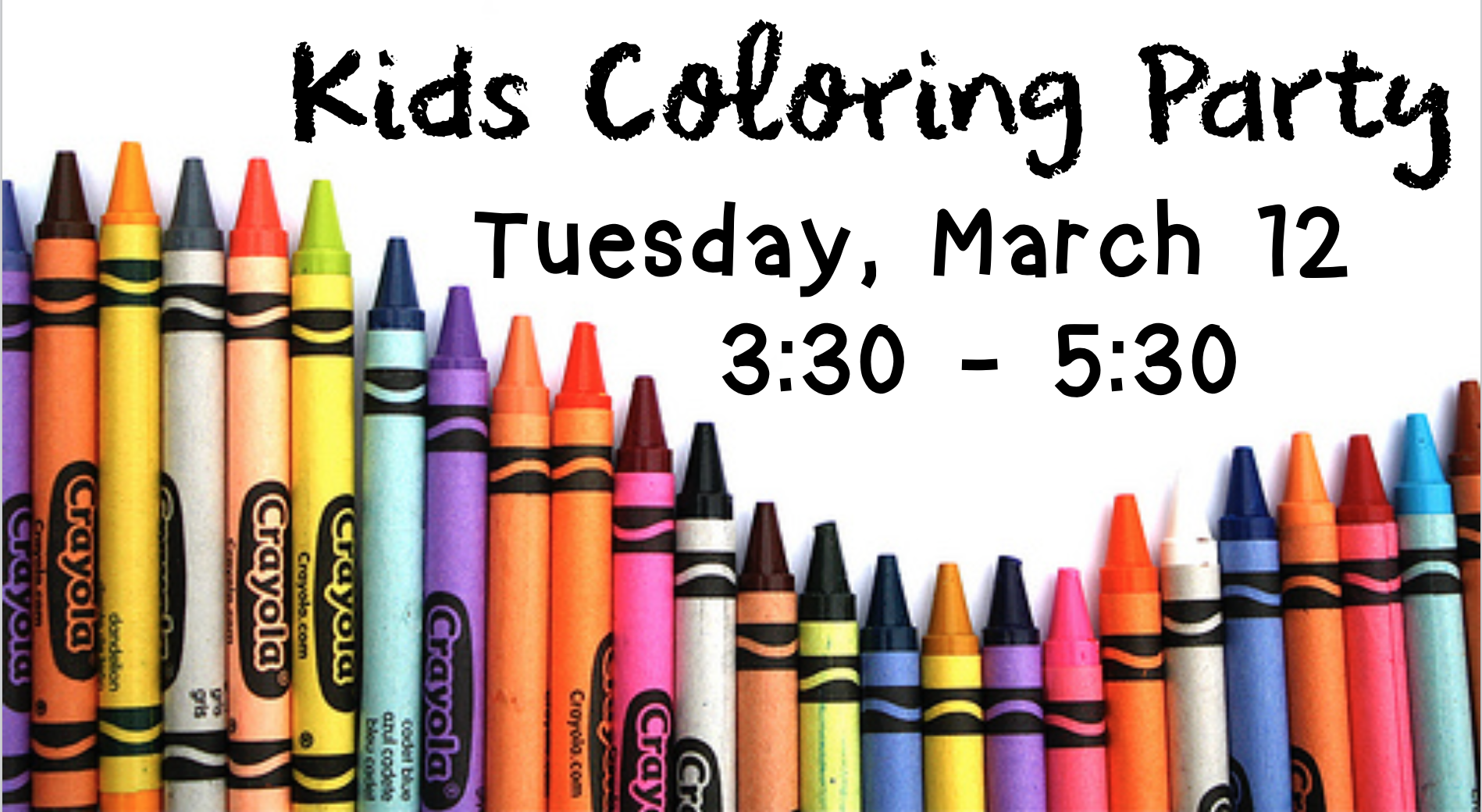 Kids Coloring Party | Lake Region Public Library