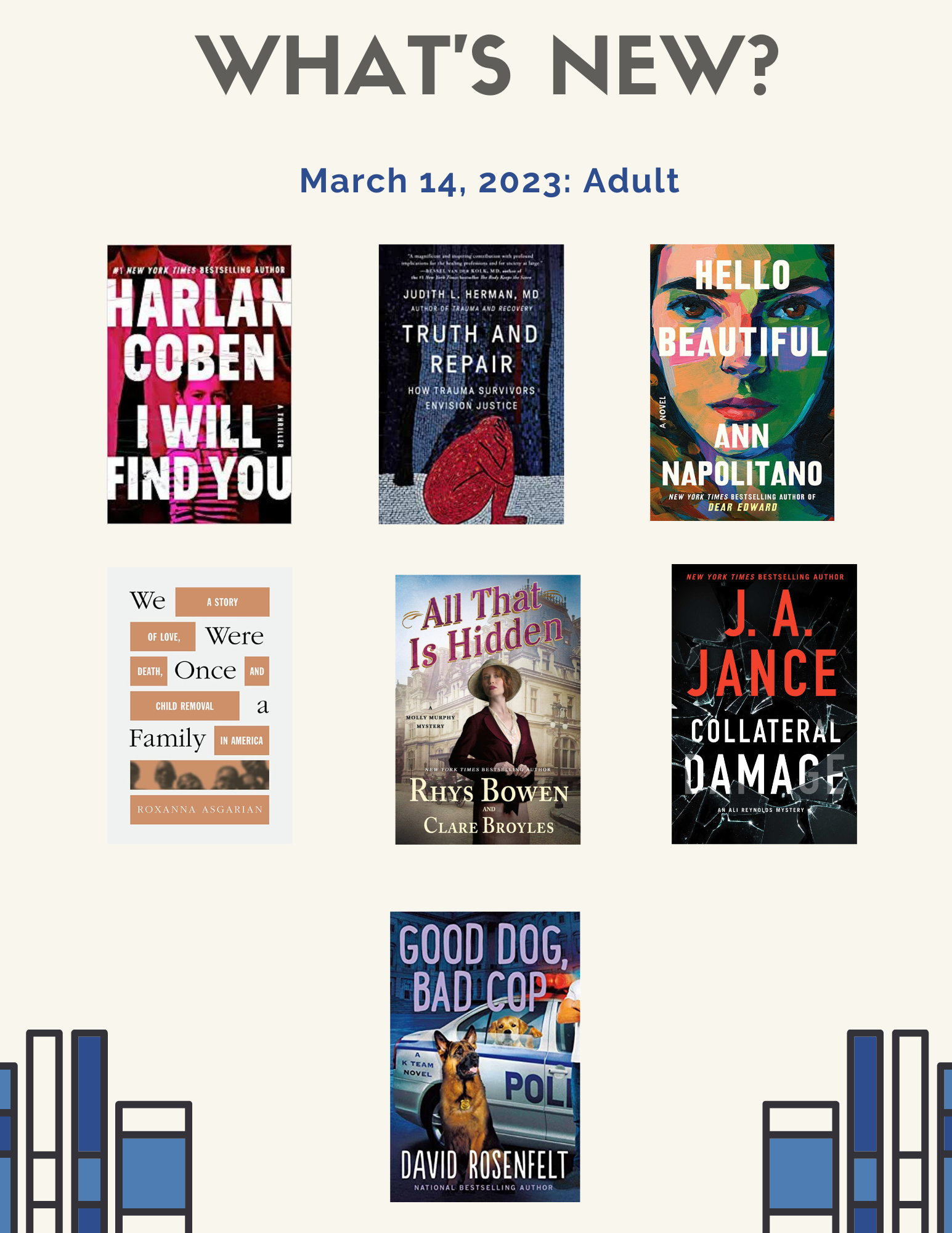 New Releases: March 14, 2023 | Lake Region Public Library