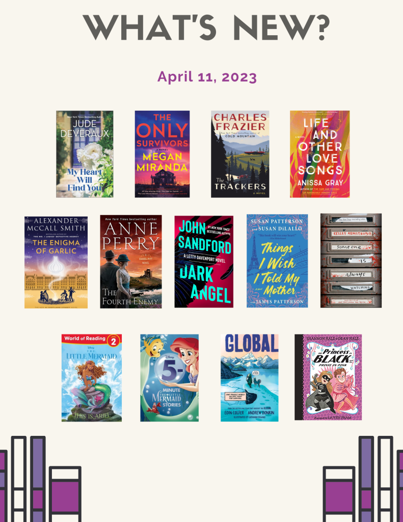 New Releases: April 11, 2023 | Lake Region Public Library