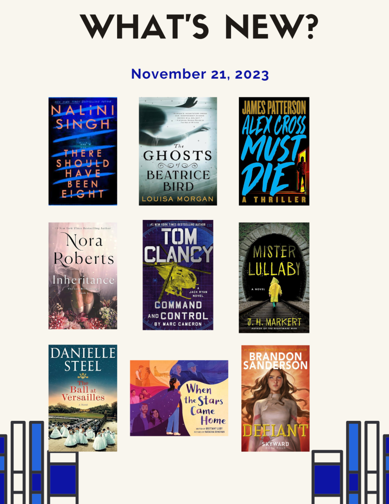 New Releases: November 21, 2023 | Lake Region Public Library