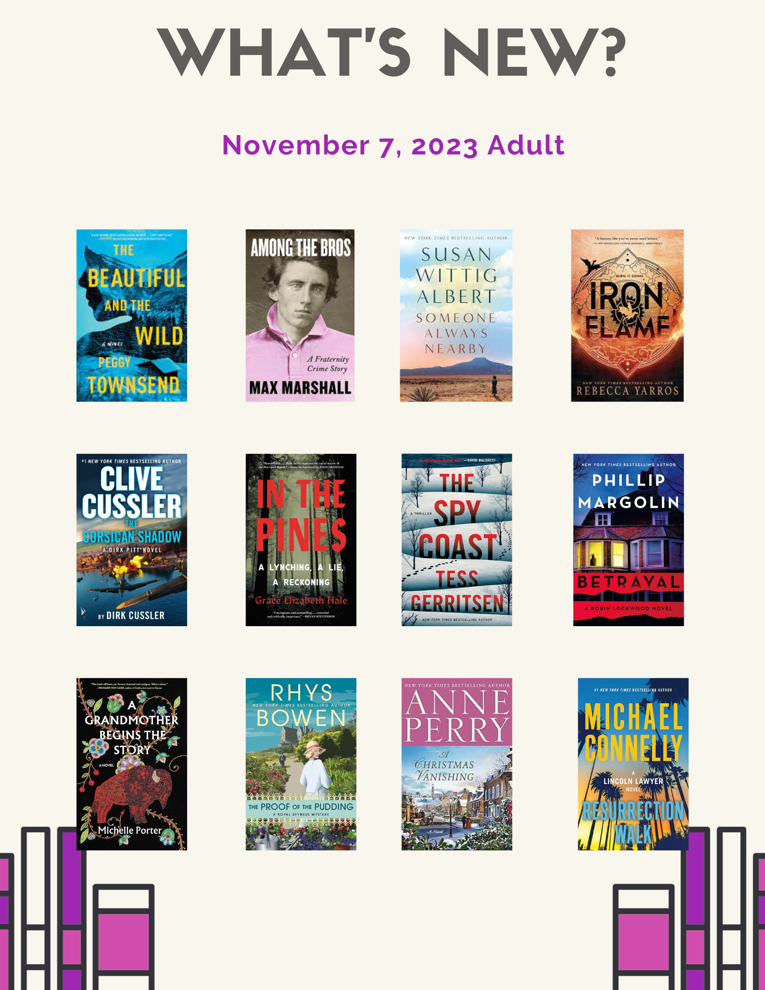 New Releases: November 7, 2023 | Lake Region Public Library