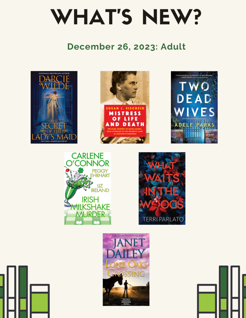New Releases: December 26, 2023 | Lake Region Public Library