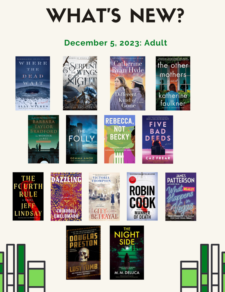 New Releases: December 5, 2023 | Lake Region Public Library