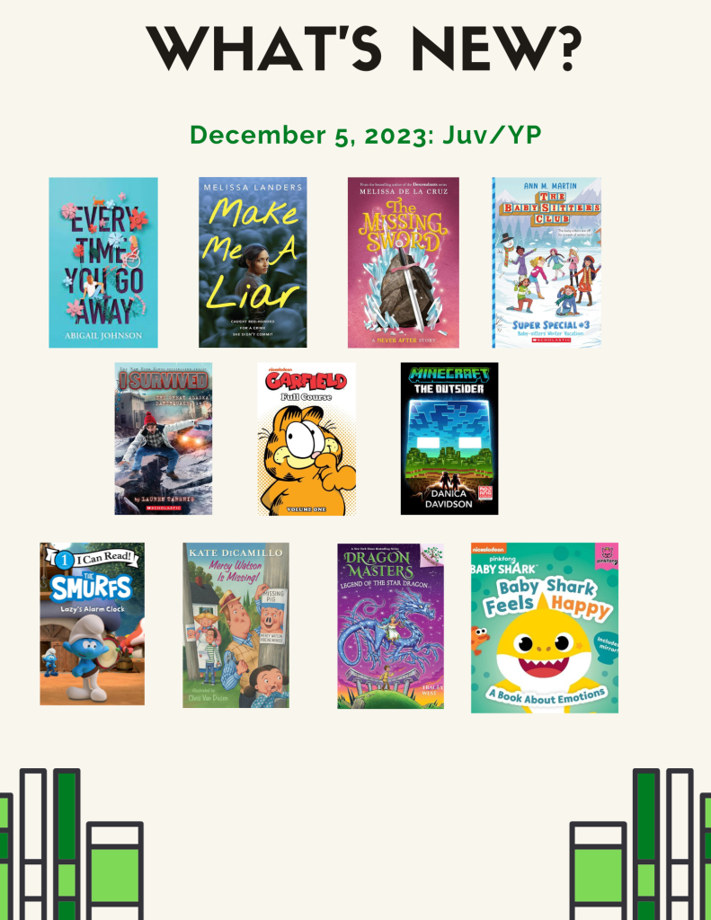 New Releases: December 5, 2023 | Lake Region Public Library